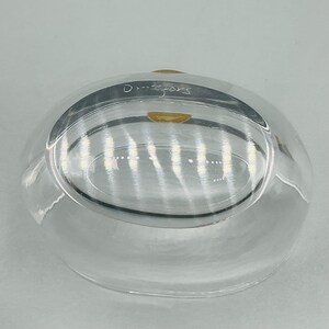 Vintage Orrefors Crystal Glass Desk Set With Nsutical Ship Deco, Signed ...