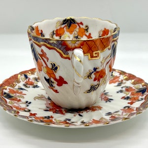 ANTIQUE IMARI TEASET, Imari Cup and Saucer, Handpainted English China ...