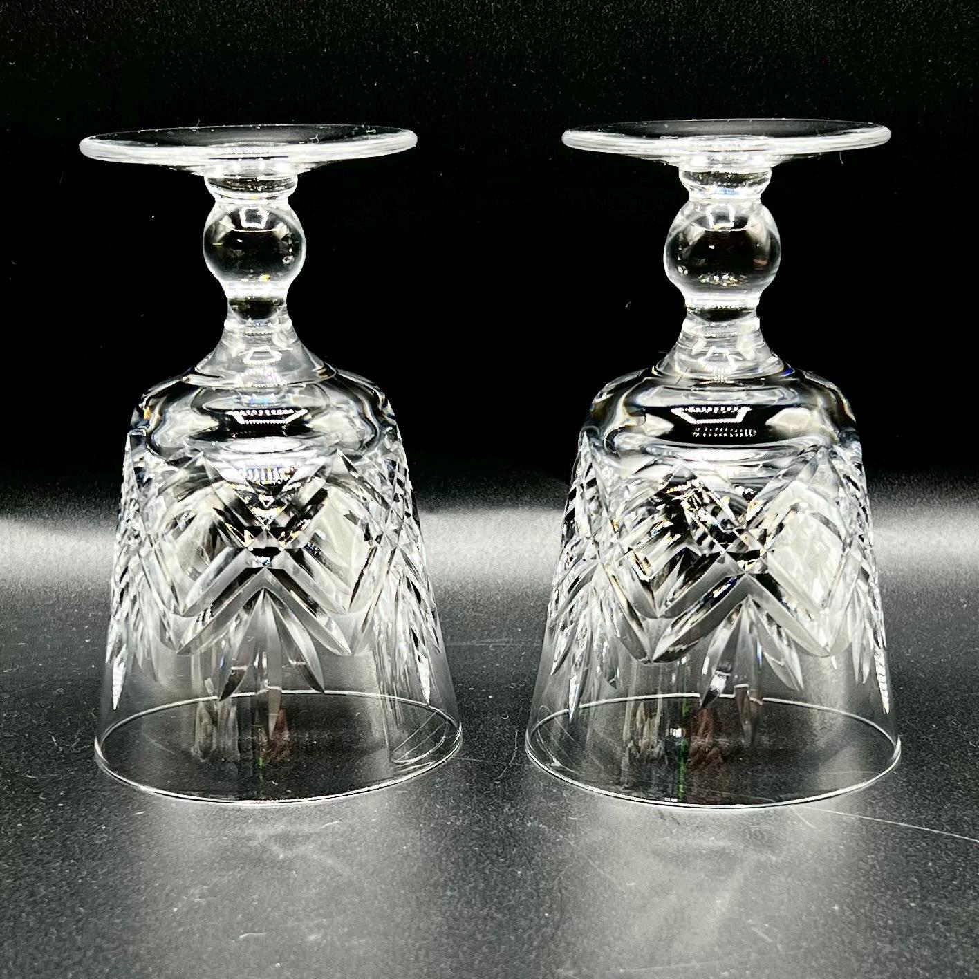 Vintage Thomas Webb Crystal Wine Goblets: Cut Crystal Barware, Set of 2 ...