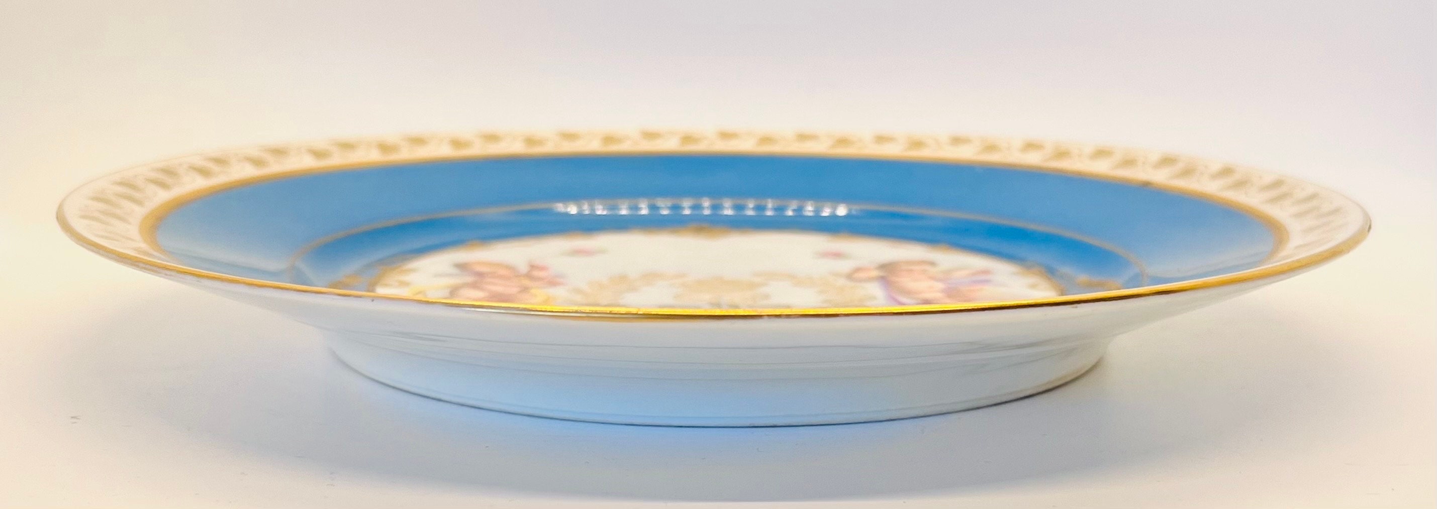 ANTIQUE SEVRES PORCELAIN Plate King Louis Philippe Sevres - Etsy