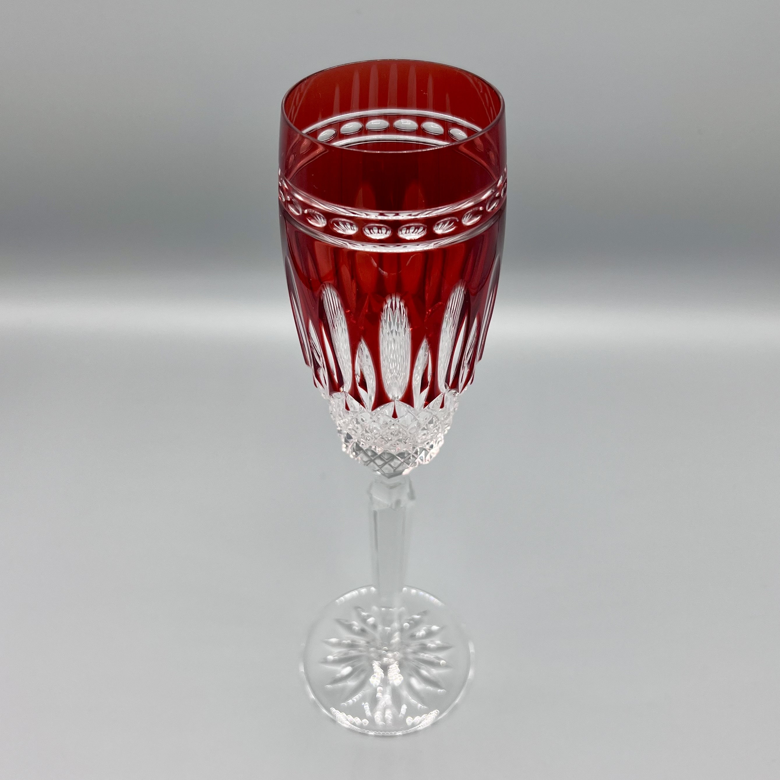 WATERFORD CRYSTAL Clarendon Champagne Glass Flute, Cut Crystal Cut in ...