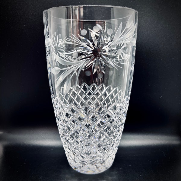 Crystal Flower Vase - Etsy