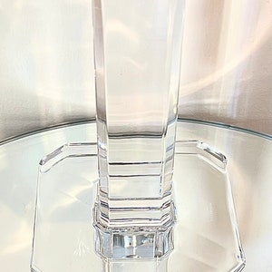 Vintage Lead Crystal JASPER CONRAD Candlestick Holder STUART Crystal ...