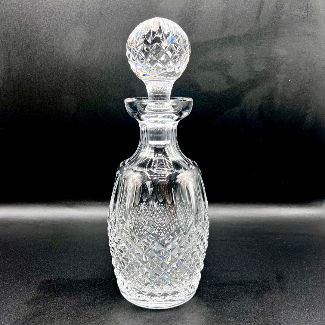 Waterford Crystal Decanter, Vintage Irish Barware Set - Colleen Pattern ...