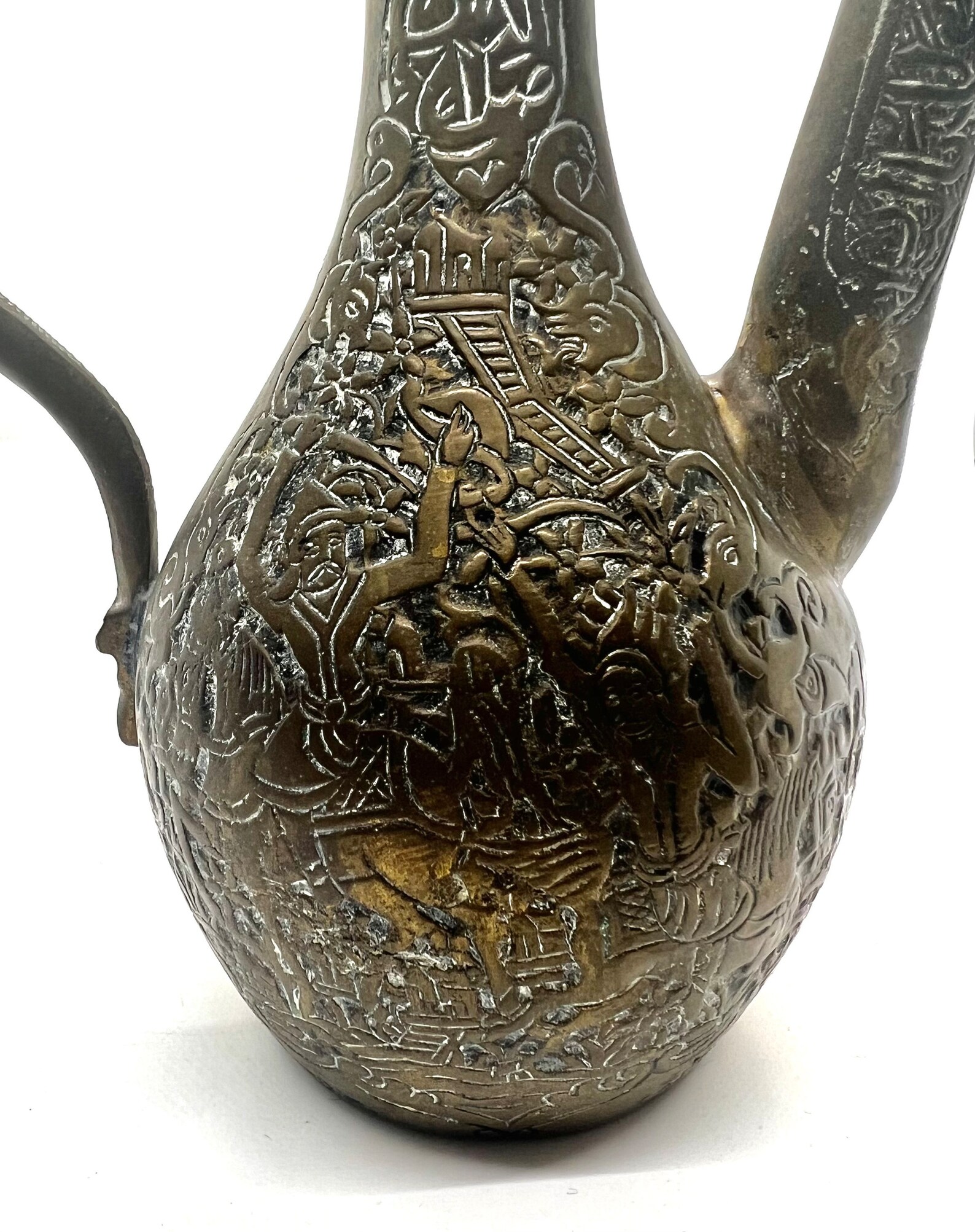 ANTIQUE Bronze Ewer | Antique Bronze Coffee Pot | C1800 / 1900 | Middle ...