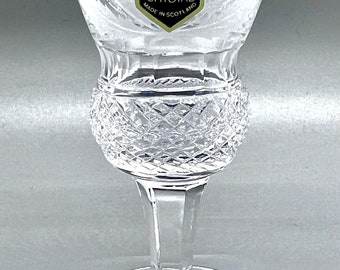 Vintage Edinburgh Crystal Thistle Cut Old Fashioned Glass - Etsy