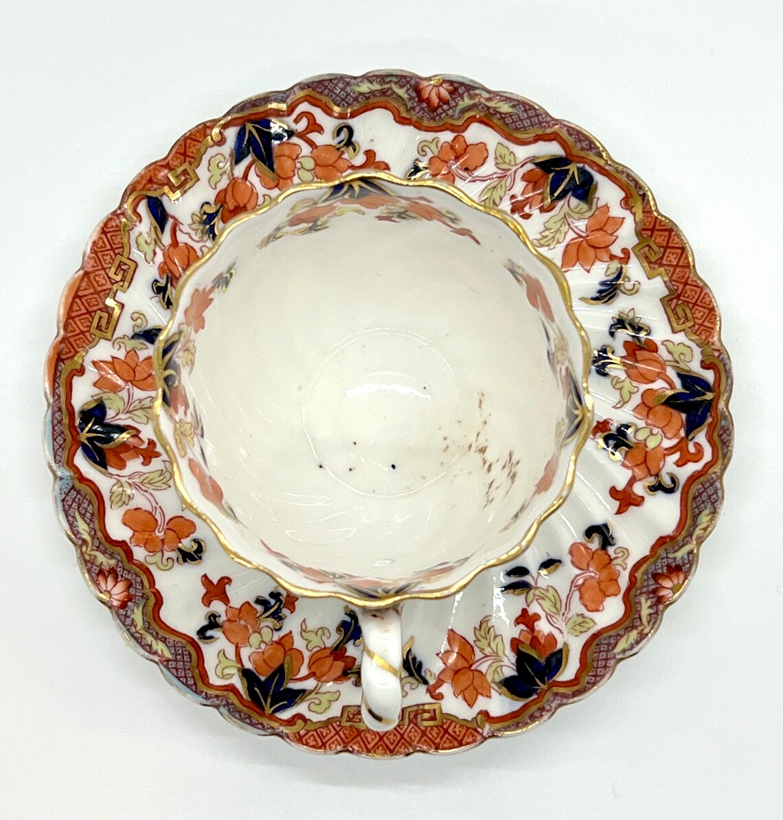 ANTIQUE IMARI TEASET, Imari Cup and Saucer, Handpainted English China ...