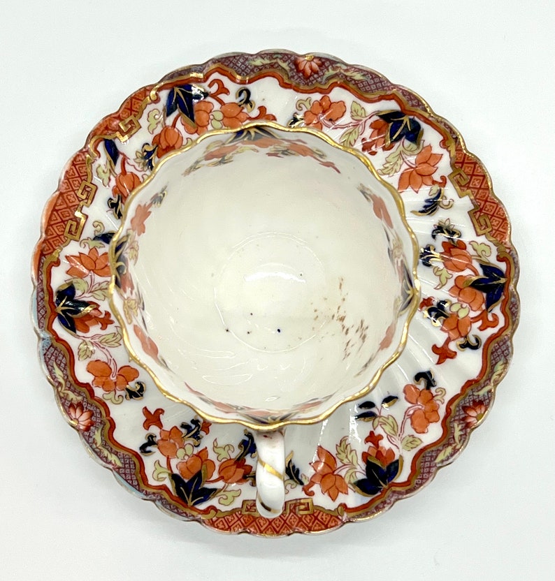 ANTIQUE IMARI TEASET, Imari Cup and Saucer, Handpainted English China ...