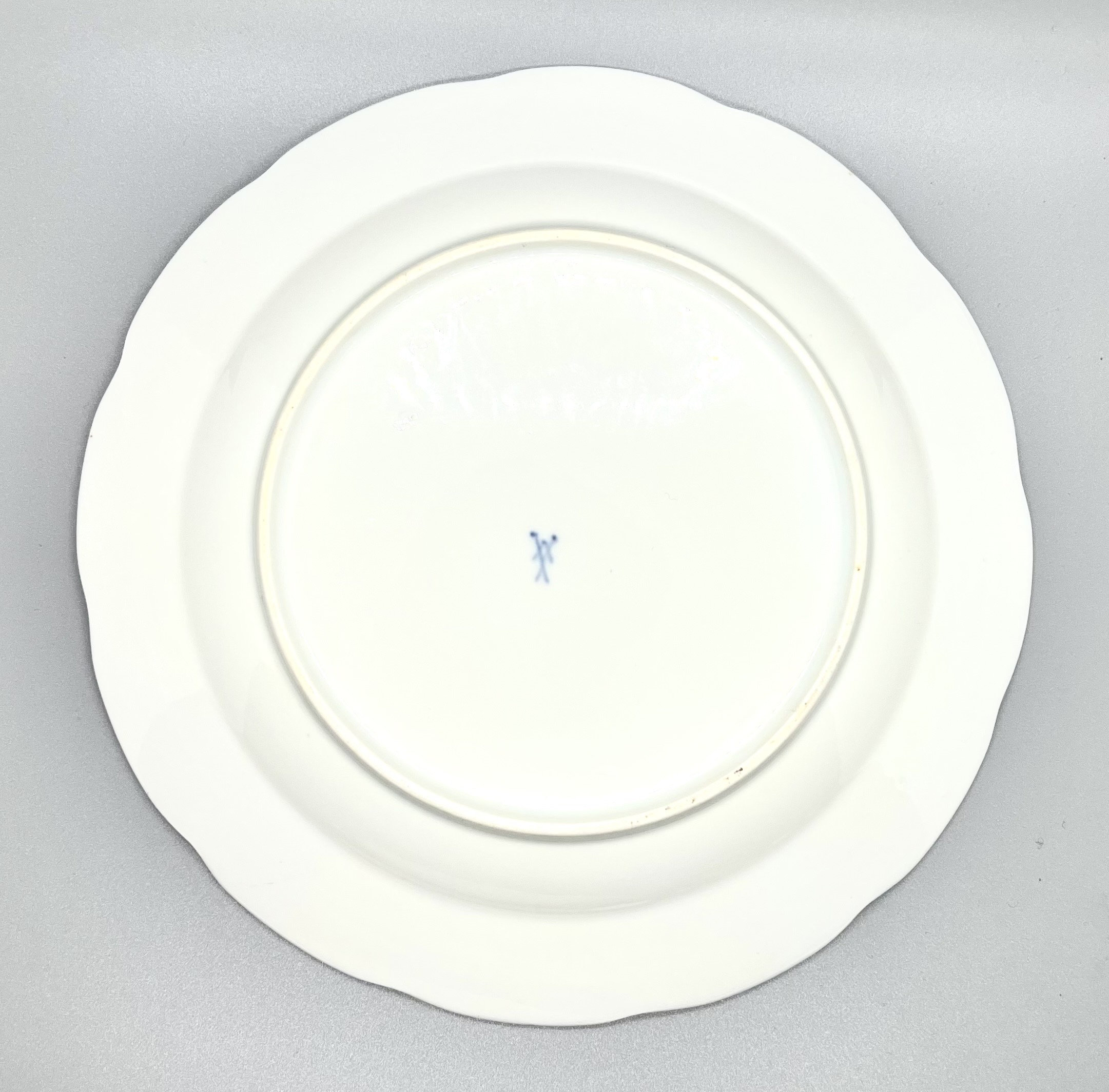ANTIQUE MEISSEN PLATE Meissen Porcelain, 2 Antique Handpainted Plates ...