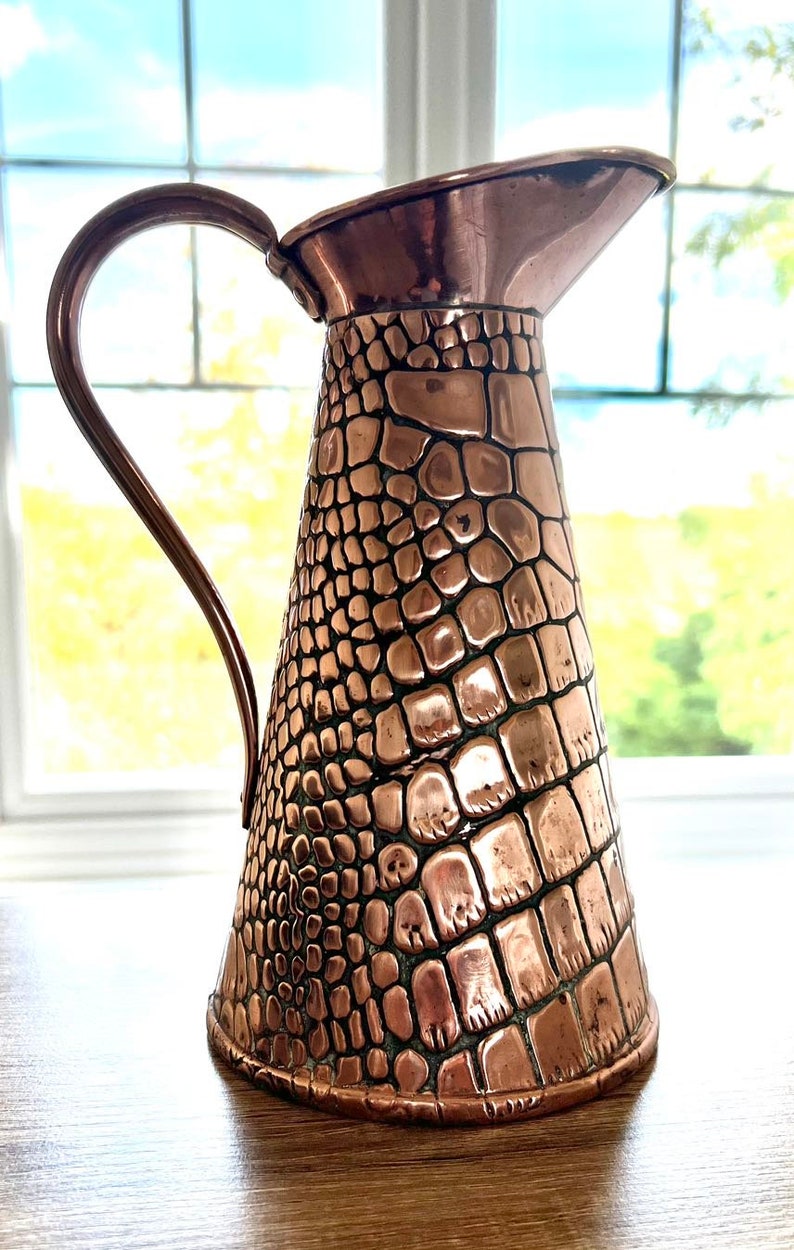 Antique Copper Ewer Antique Copper Pitcher Copper Joseph - Etsy