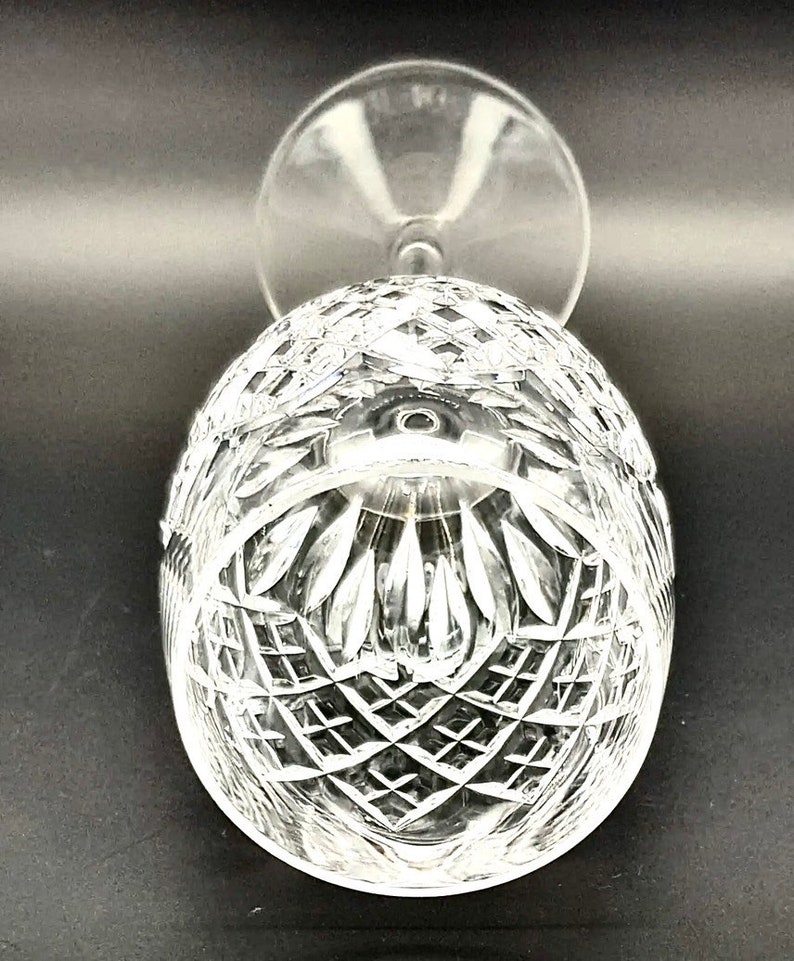 6 STUART WINE Goblets STU 118 Pattern Large Wine Glass 8.38 Cut Crystal ...