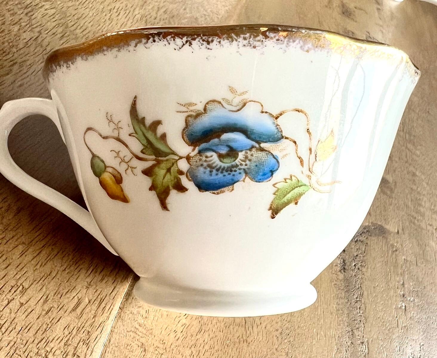 Vintage ROYAL ALBERT TEASET 4x Tea Cups / Trio Royal Tea Party High Tea ...