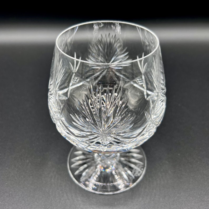 Vintage Edinburgh Crystal Cognac Glass: Star of Edinburgh Pattern ...