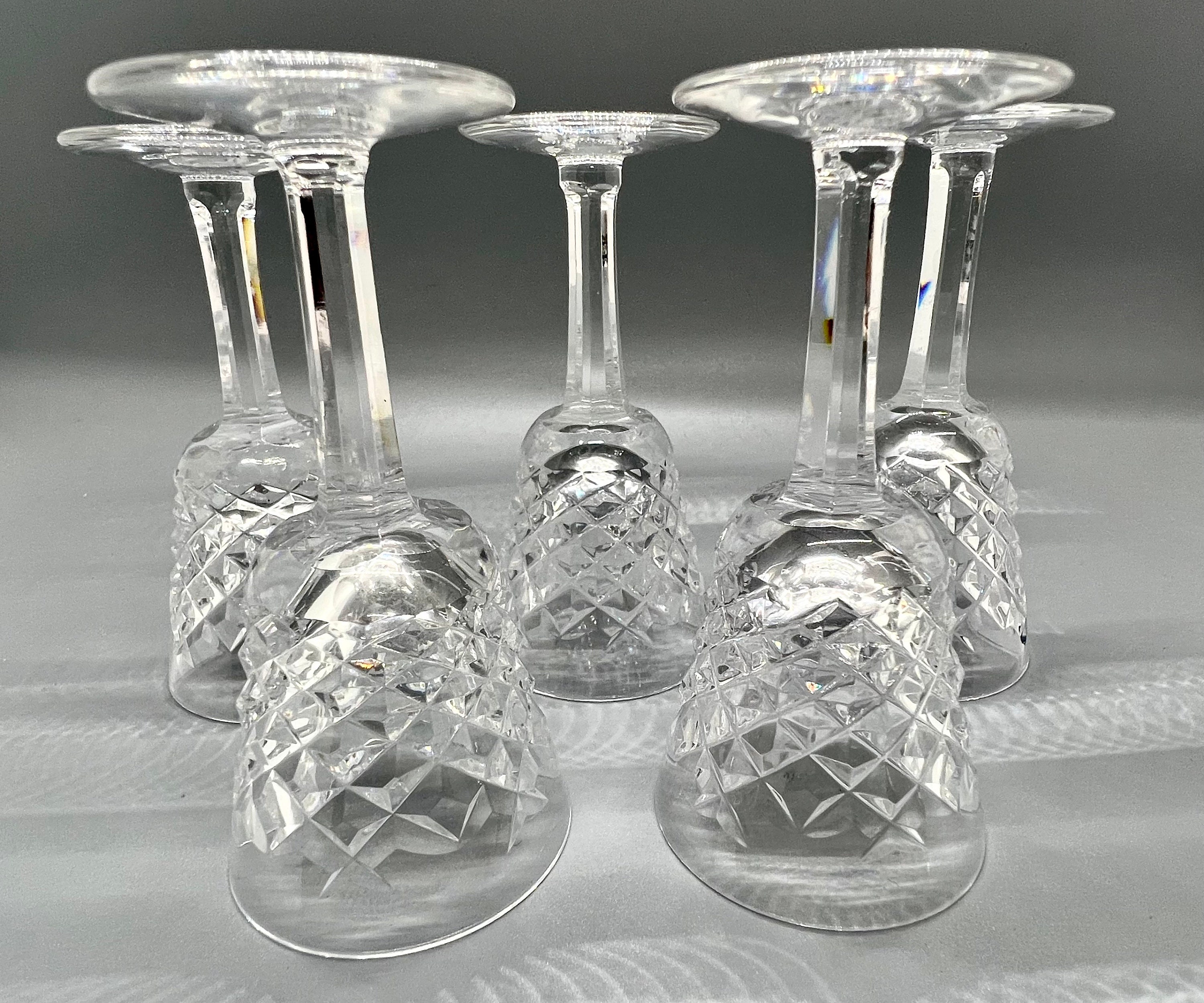 WATERFORD Crystal SHOT Glasses, Vintage Cut Crystal Shot or Spirit ...