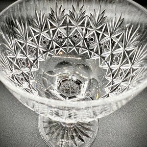 Thomas Webb Crystal Wine Glasses, 2 Vintage Webb Wellington Pattern ...