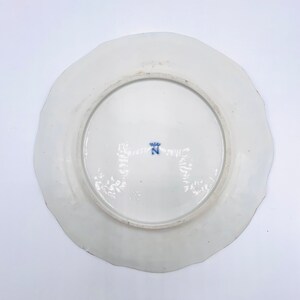 ANTIQUE NAPLES PLATE Capodimonte Porcelain Armorial Relief Plate, 1900 ...