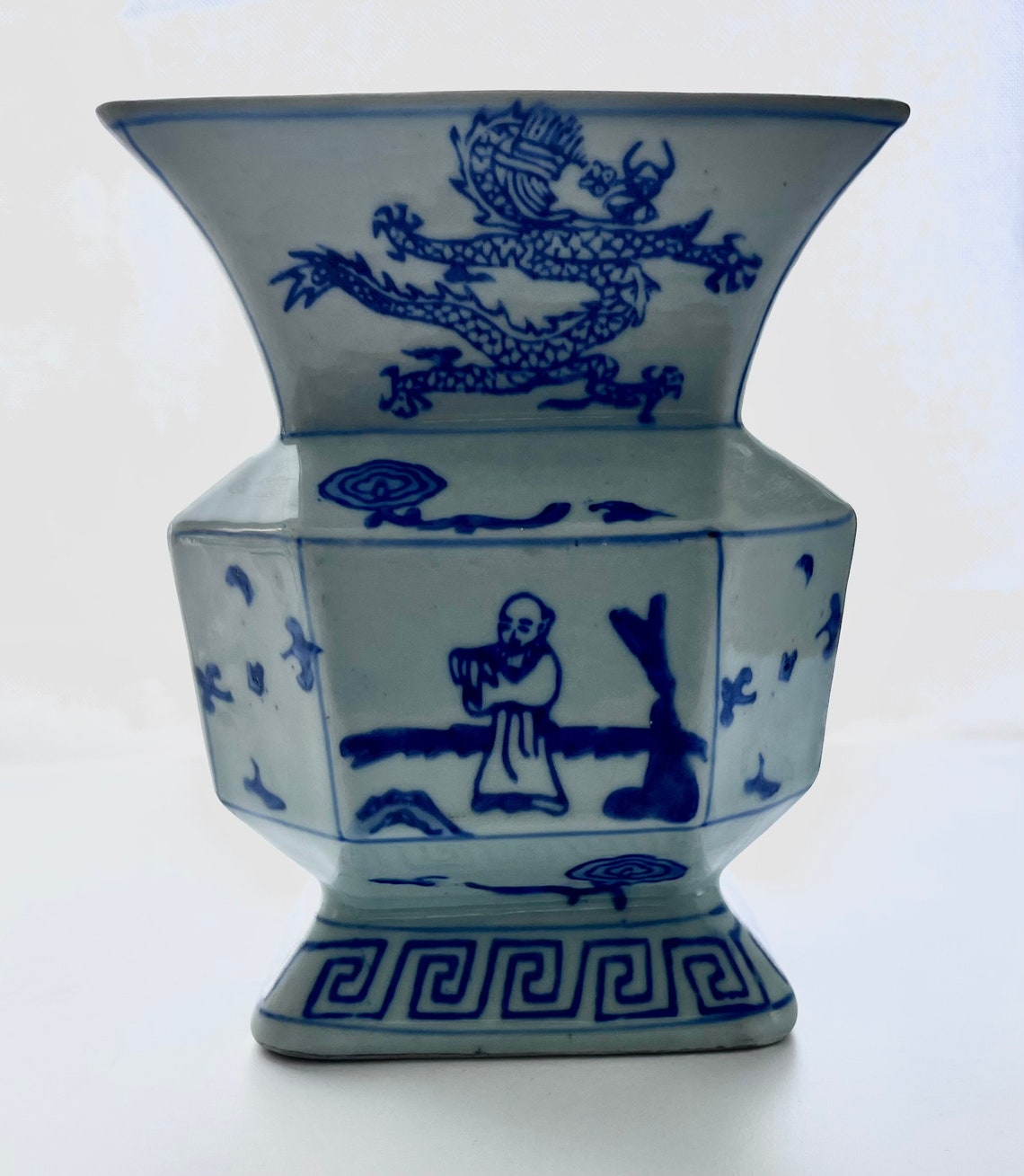 Rare Antique Chinese Vase Ming Dynasty Porcelain, Marked C1522 1567 ...