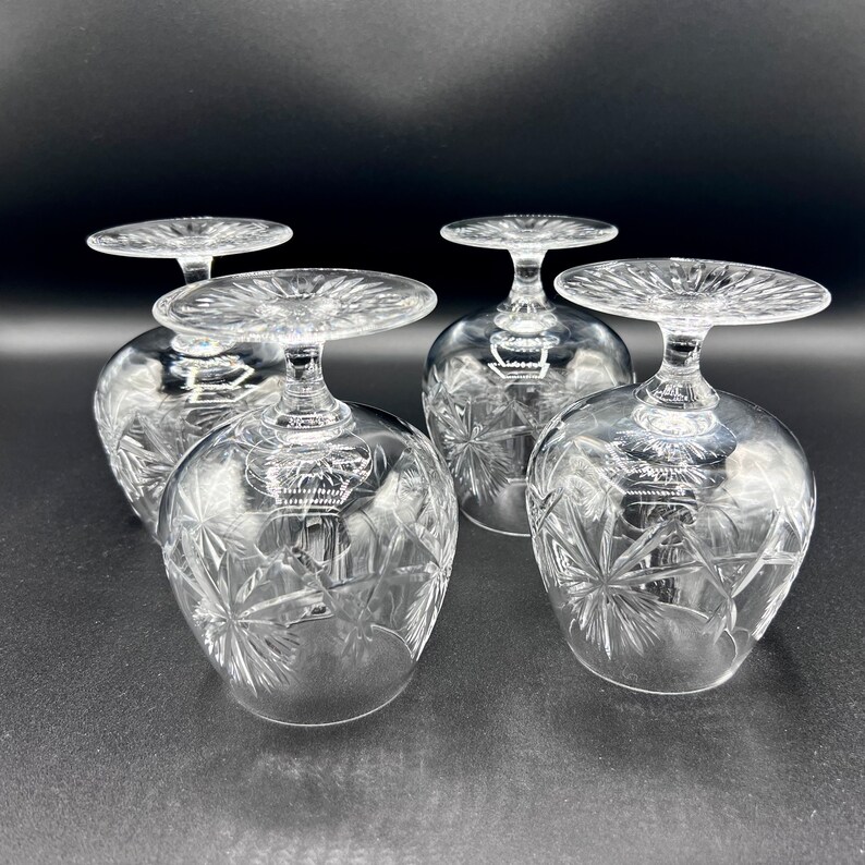 Set of 2 Edinburgh Crystal Cognac Brandy Snifters, Star Edinburgh Cut ...