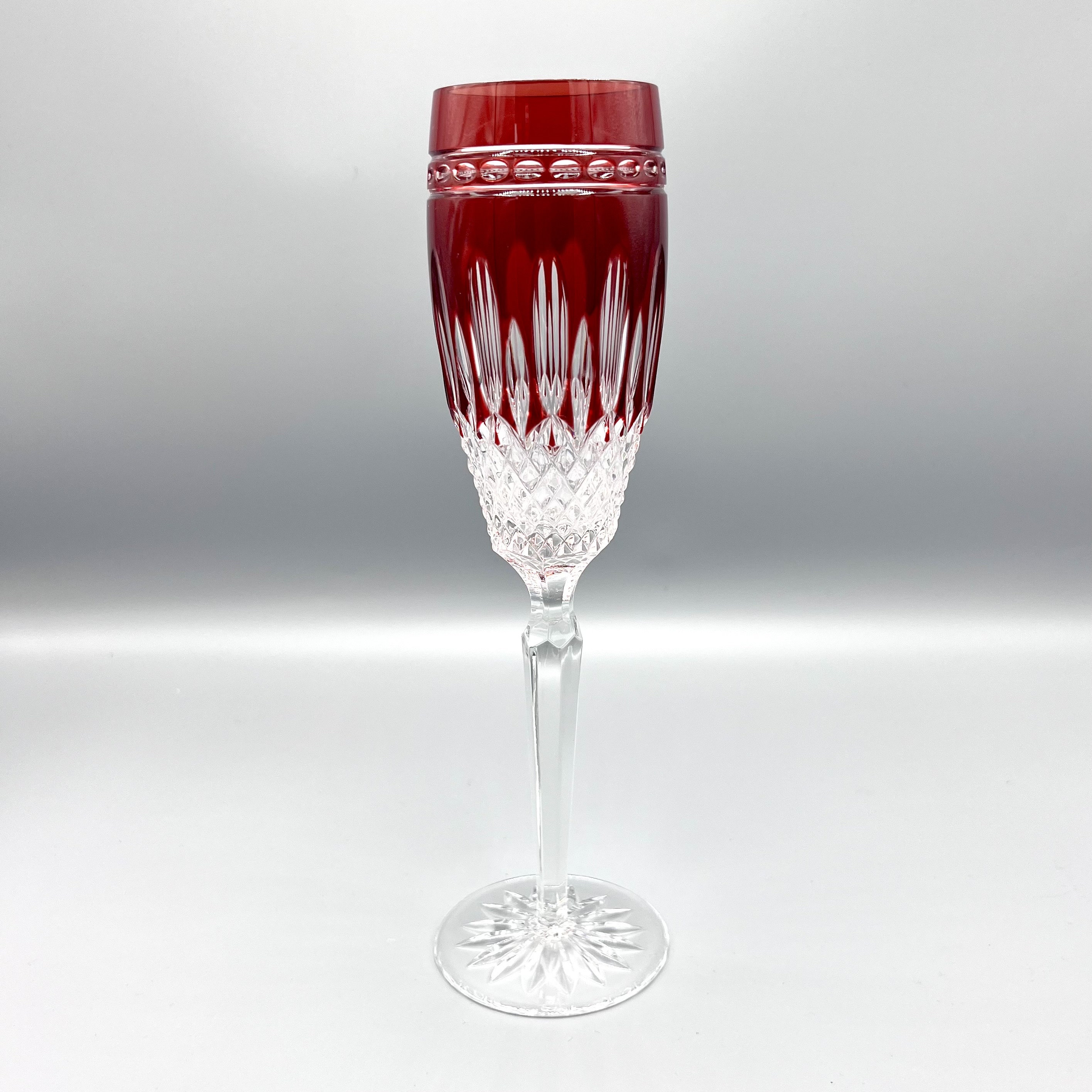 WATERFORD CRYSTAL Clarendon Champagne Glass Flute, Cut Crystal Cut in ...