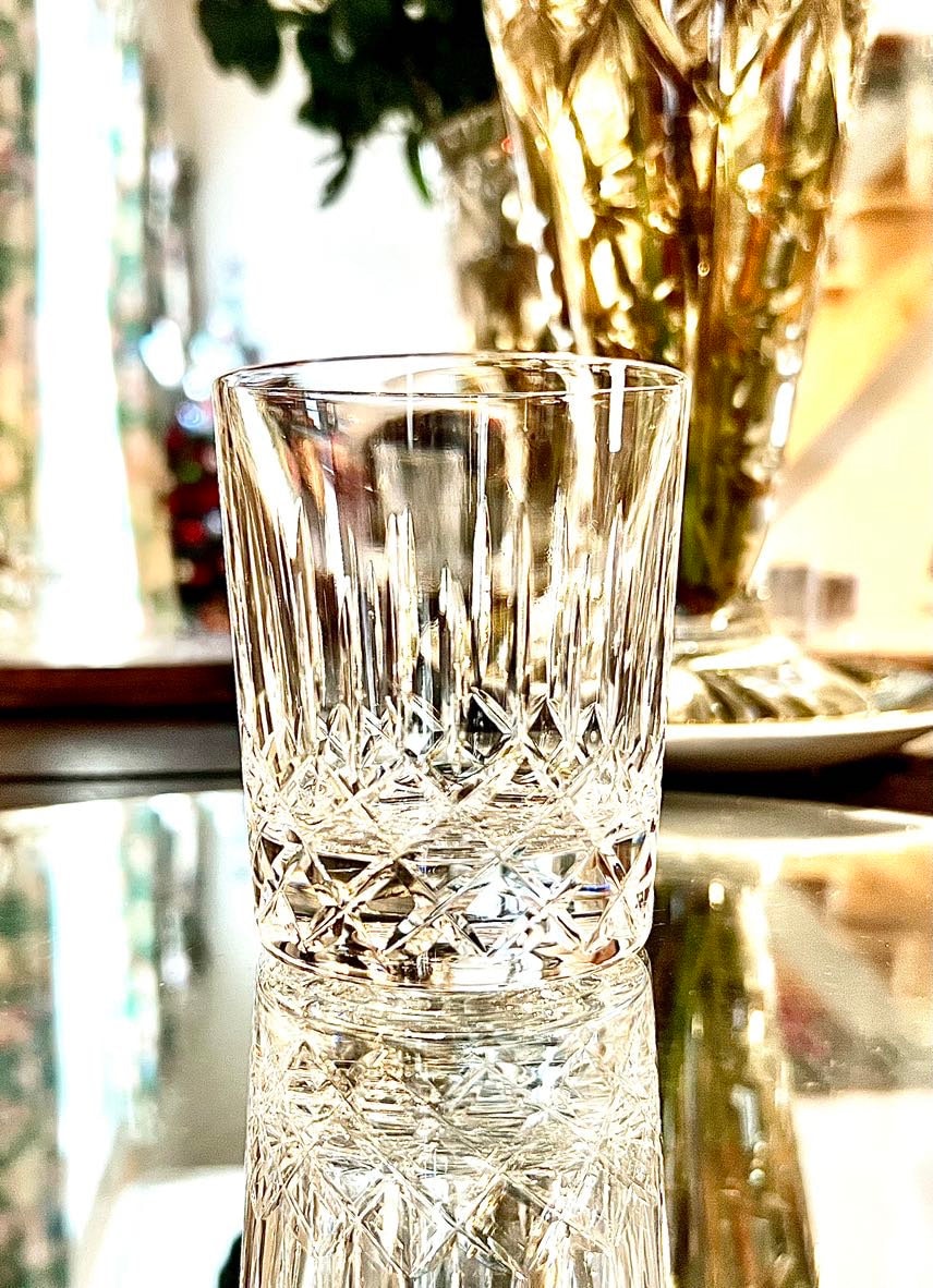 Vintage EDINBURGH CRYSTAL Signed Whiskey/ Old Fashion Glass Tumbler in ...