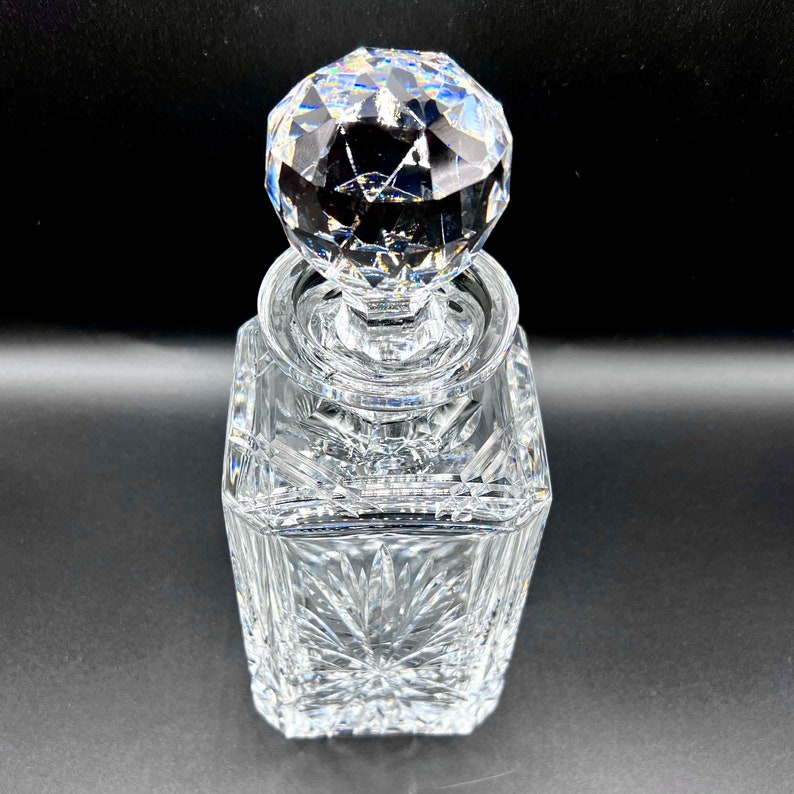 Vintage Crystal Whiskey Decanter, Star of Edinburgh Pattern - Signed ...