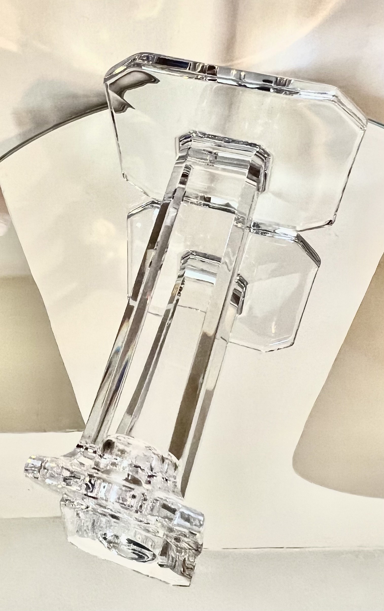 Vintage Lead Crystal JASPER CONRAD Candlestick Holder STUART Crystal ...