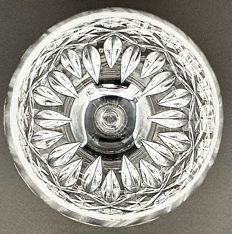 6 STUART WINE Goblets STU 118 Pattern Large Wine Glass 8.38 Cut Crystal ...