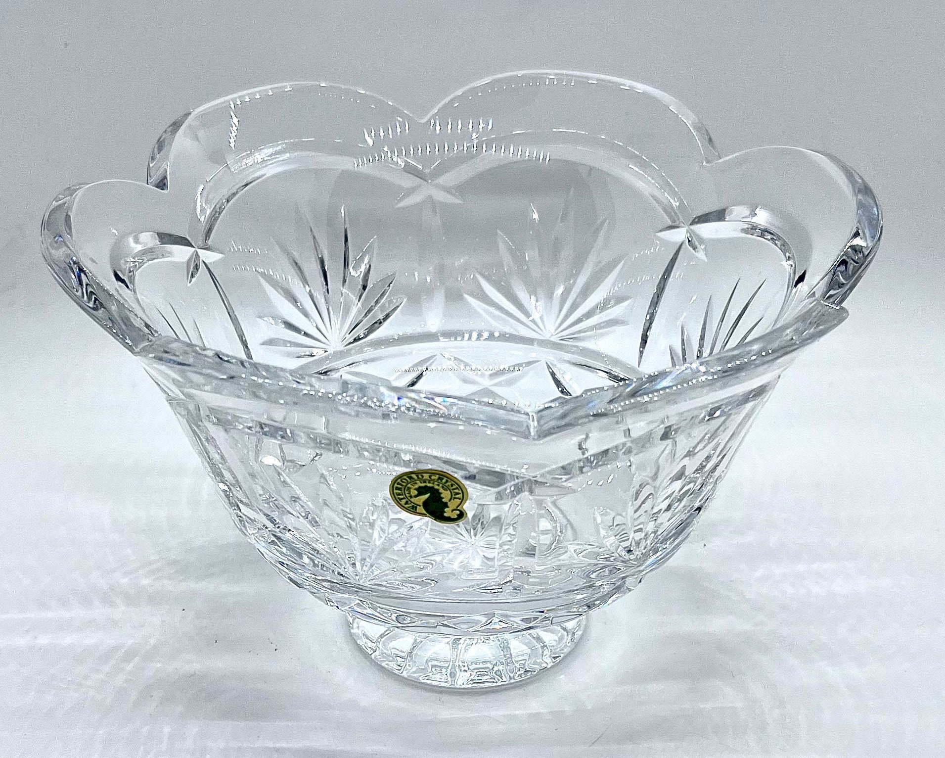 Vintage Cut Crystal Fruit Bowl, Waterford Crystal Centerpiece ...