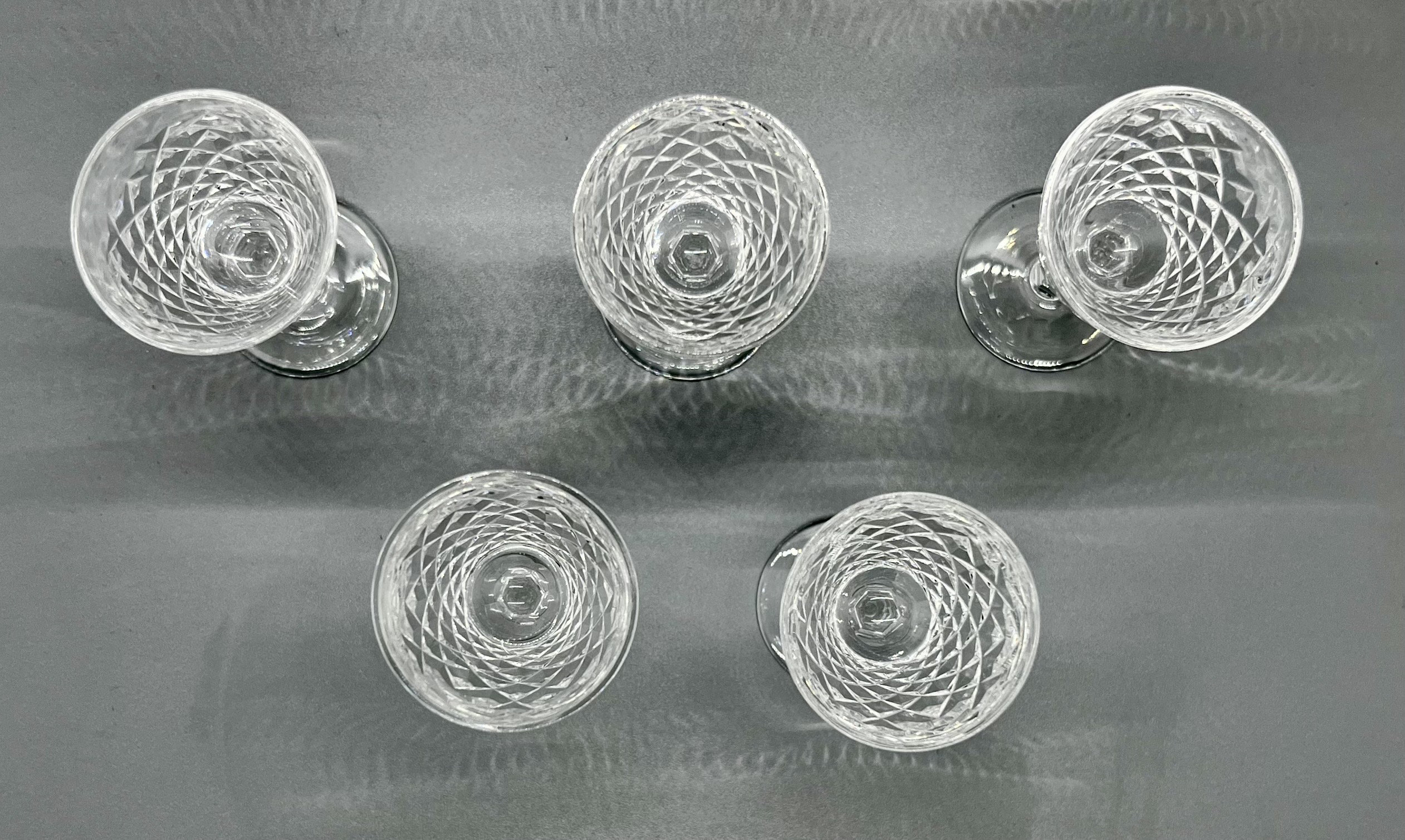 WATERFORD Crystal SHOT Glasses, Vintage Cut Crystal Shot or Spirit ...