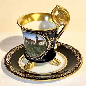 ANTIQUE IMARI TEASET, Imari Cup and Saucer, Handpainted English China ...