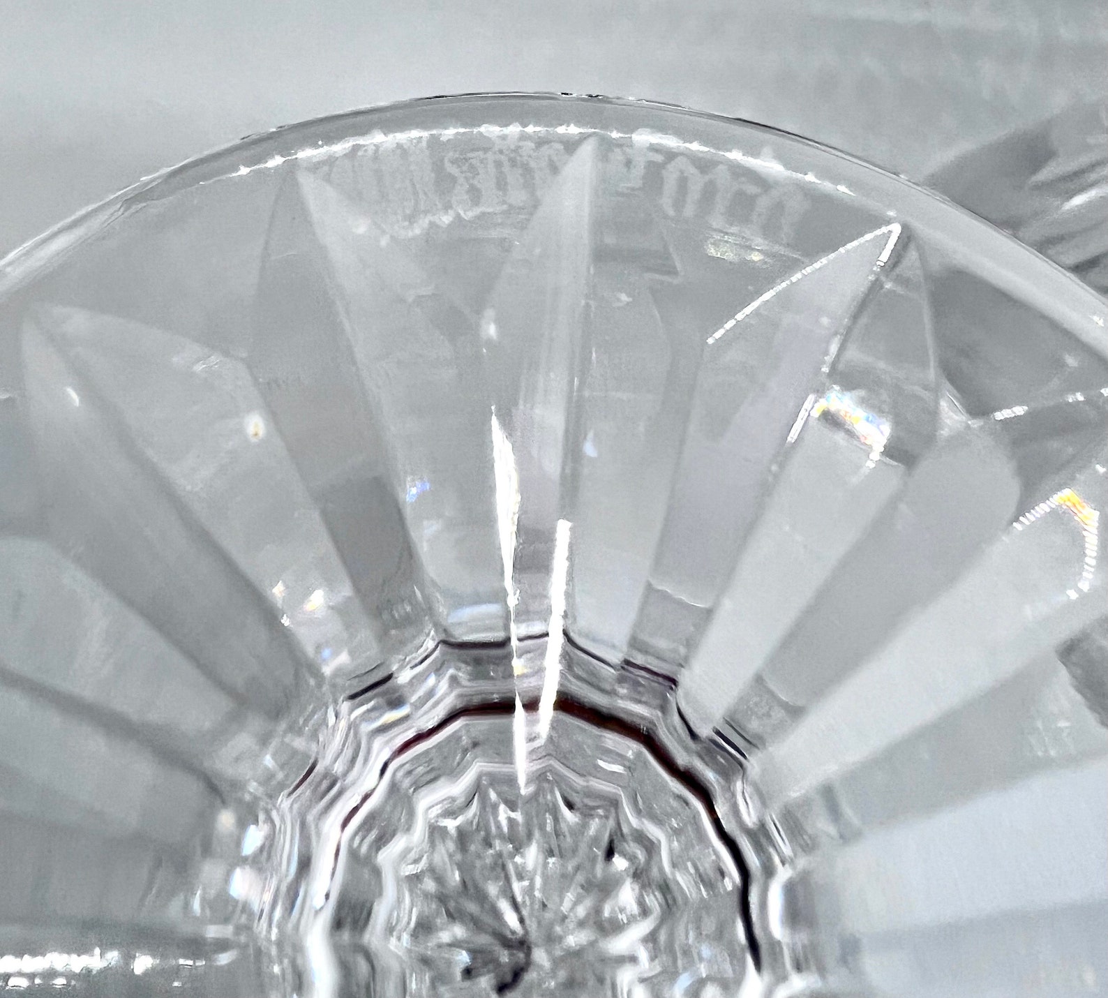 WATERFORD CRYSTAL Glasses 2 Vintage Waterford Eileen Sherry - Etsy