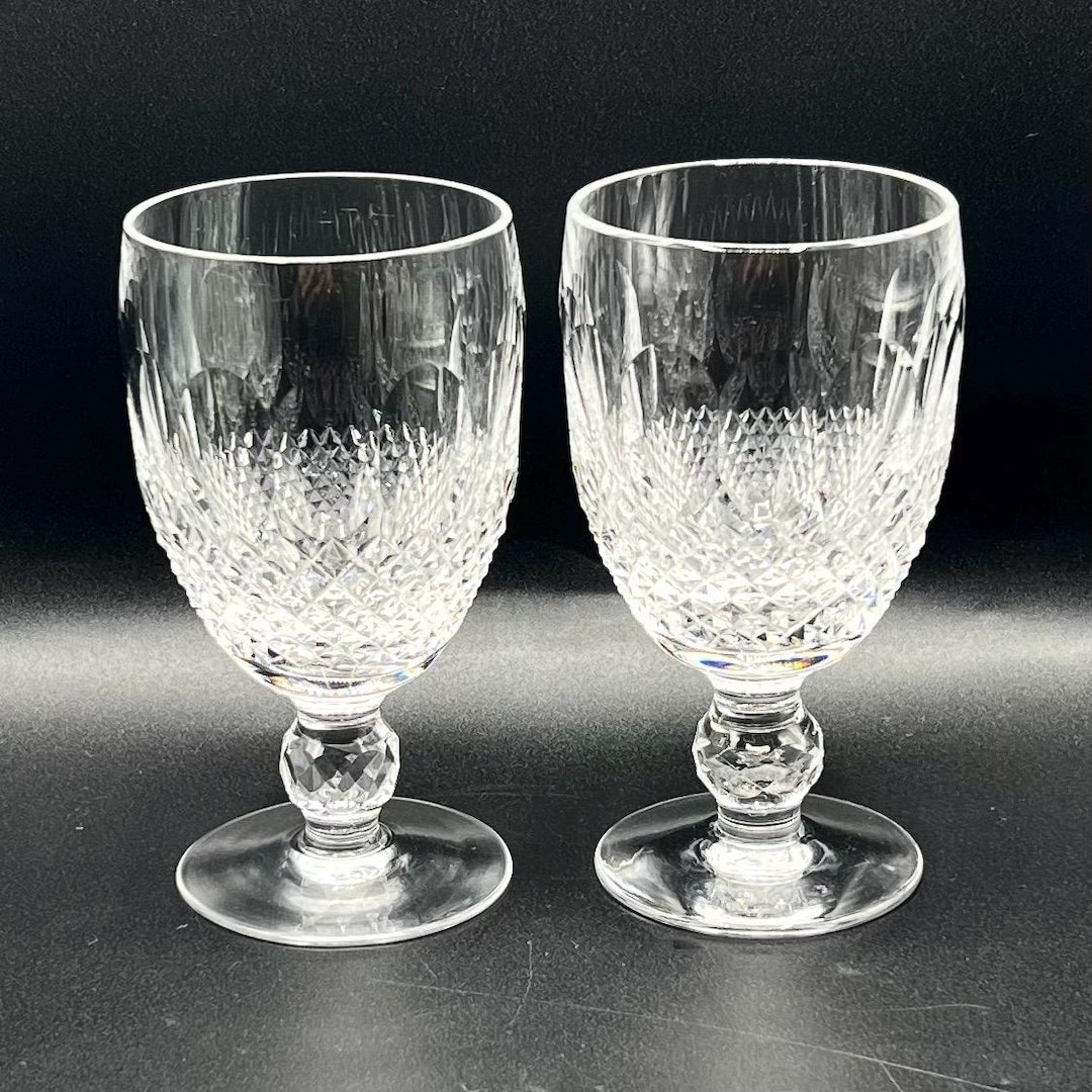 Vintage Waterford Crystal Cordial Glasses - Colleen Pattern, Ireland ...