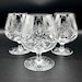 EDINBURGH CRYSTAL COGNAC Glasses, Star of Edinburgh Pattern, Vintage ...