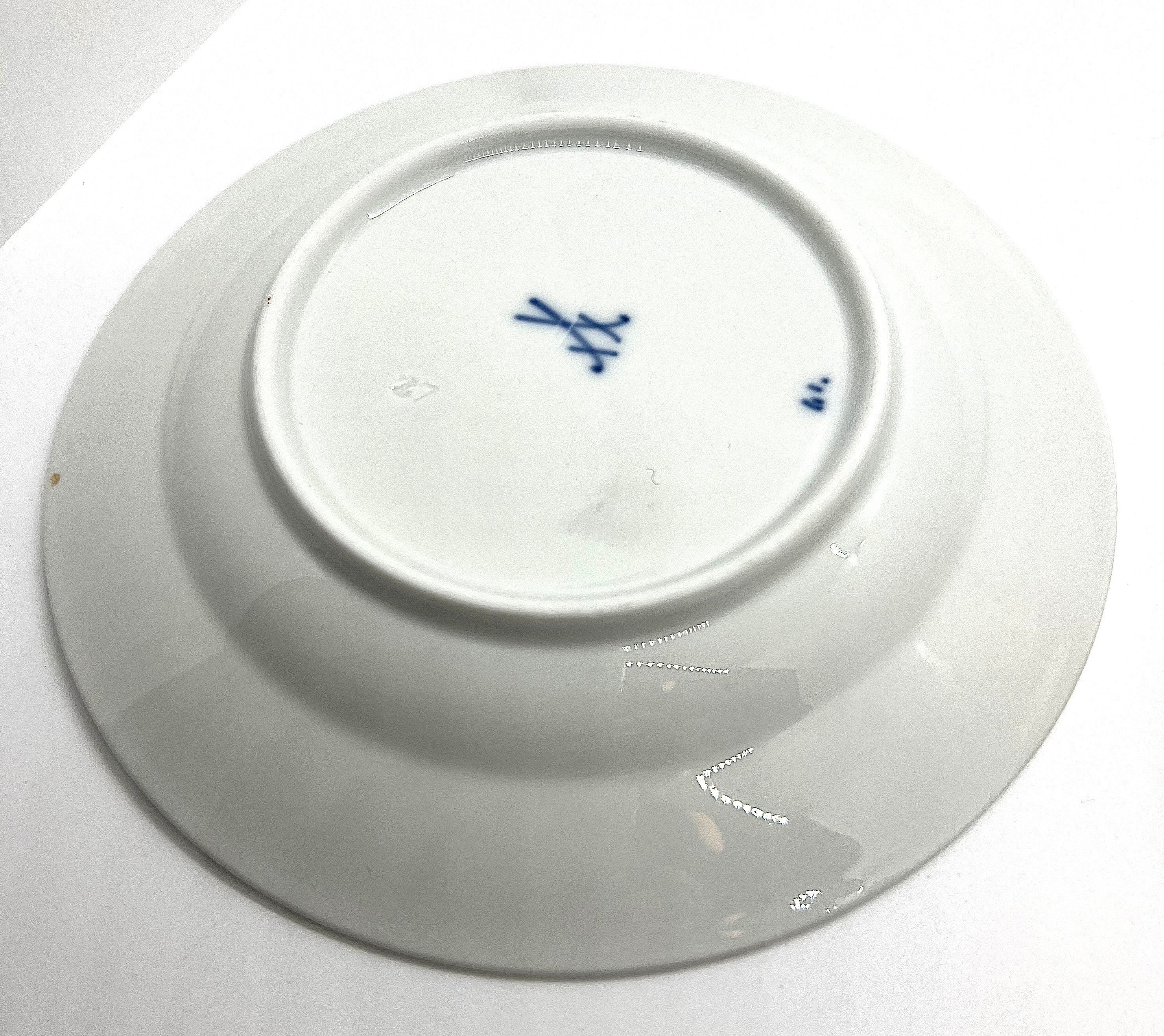 ANTIQUE MEISSEN Plates Meissen Green Ivy Meissen - Etsy