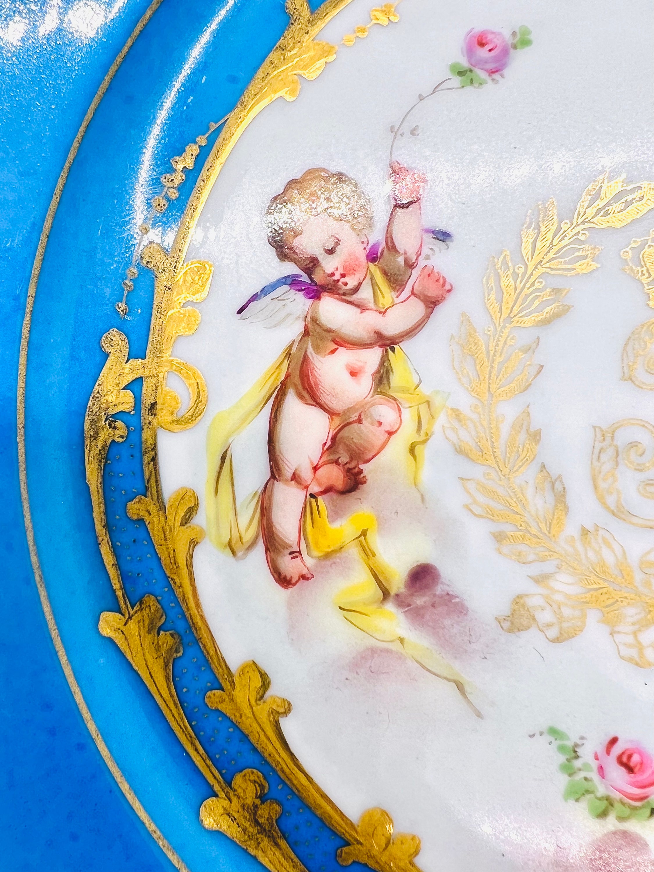 ANTIQUE SEVRES PORCELAIN Plate King Louis Philippe Sevres - Etsy