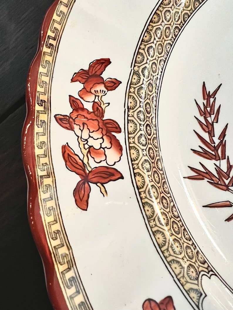 2 ANTIQUE SPODE Porcelain PLATES Pattern Indian Tree, Width 25 Cm - Etsy