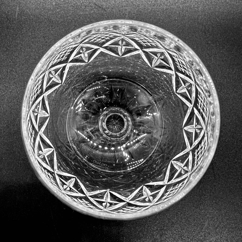 EDINBURGH CRYSTAL Cognac Snifter Glasses Vintage Cut Crystal Brandy ...