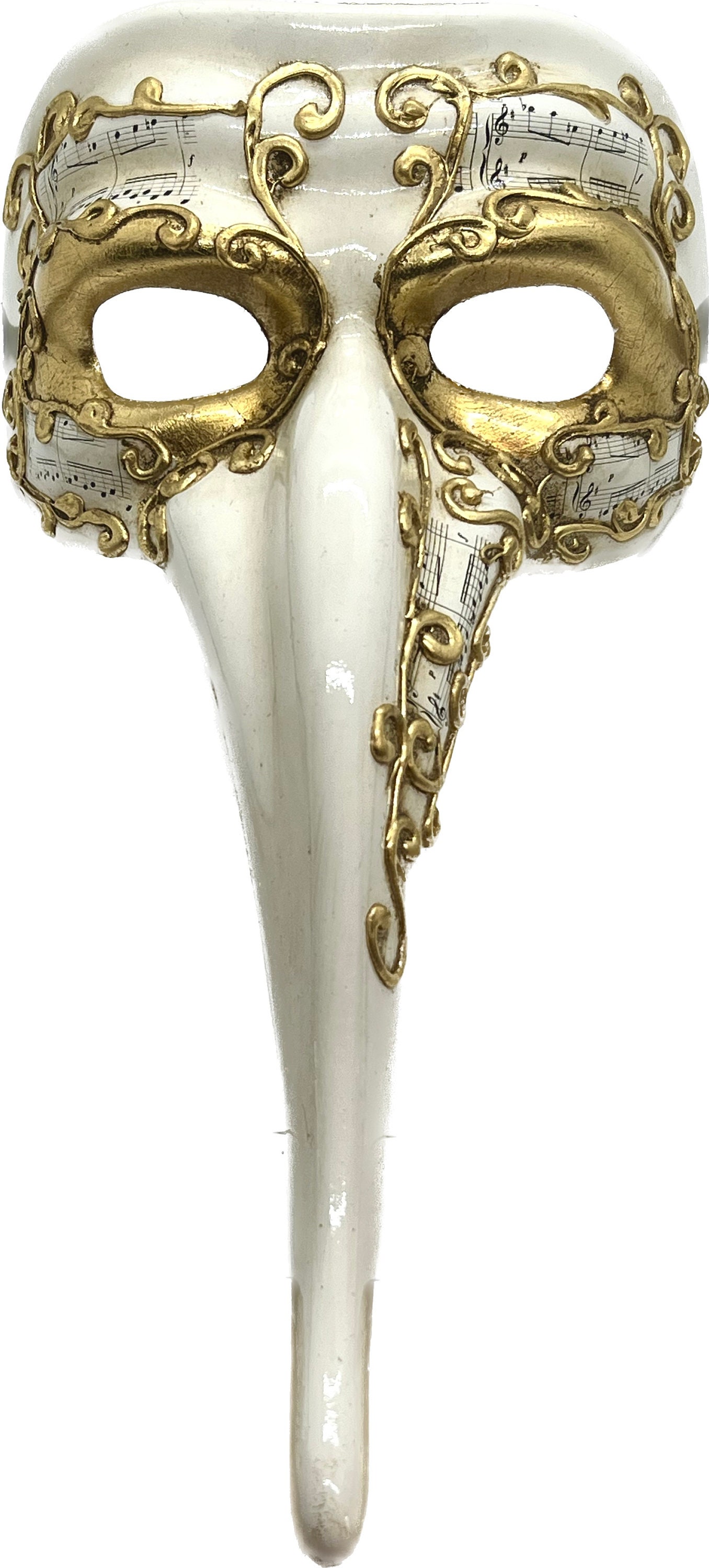 Venetian Long Nose Casanova Mask, Original Handpainted Made in Italy ...