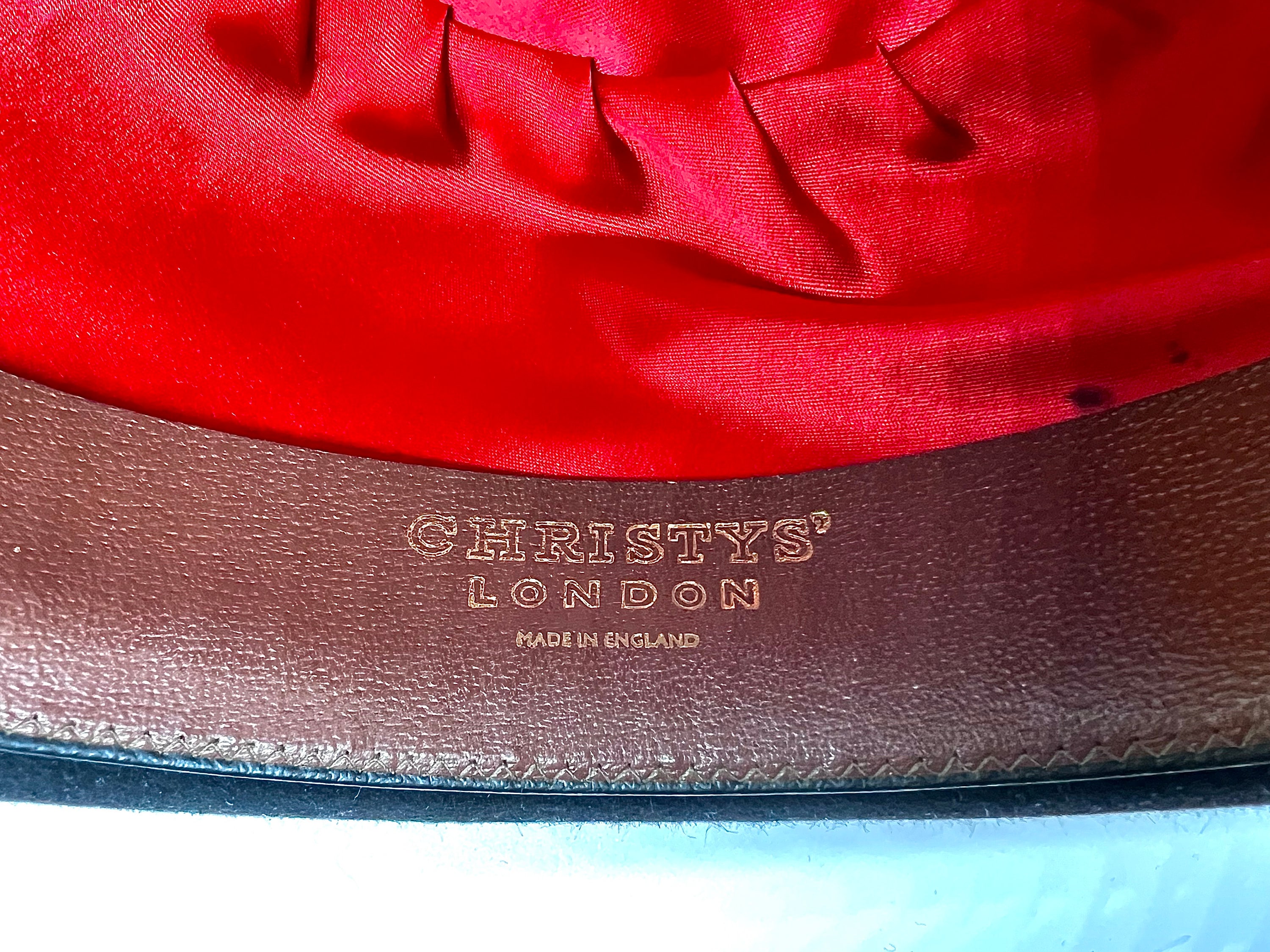 Christys London Hat | Vintage Black Felt Bowler Hat | Leather Sweatband ...