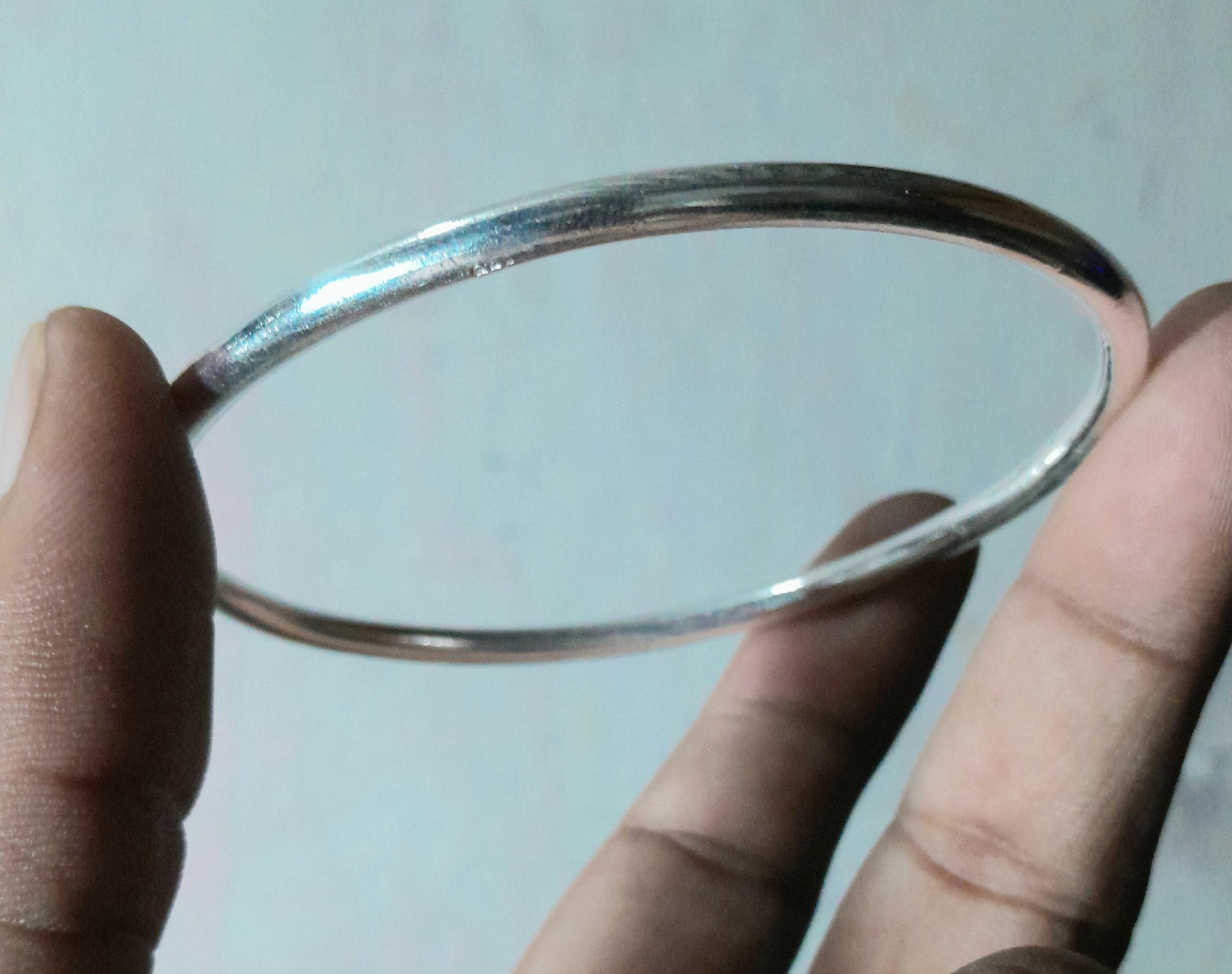 Solid Silver Kada/kara, Kara/ Bangle for Men"s,punjabi Sikh Kara ...