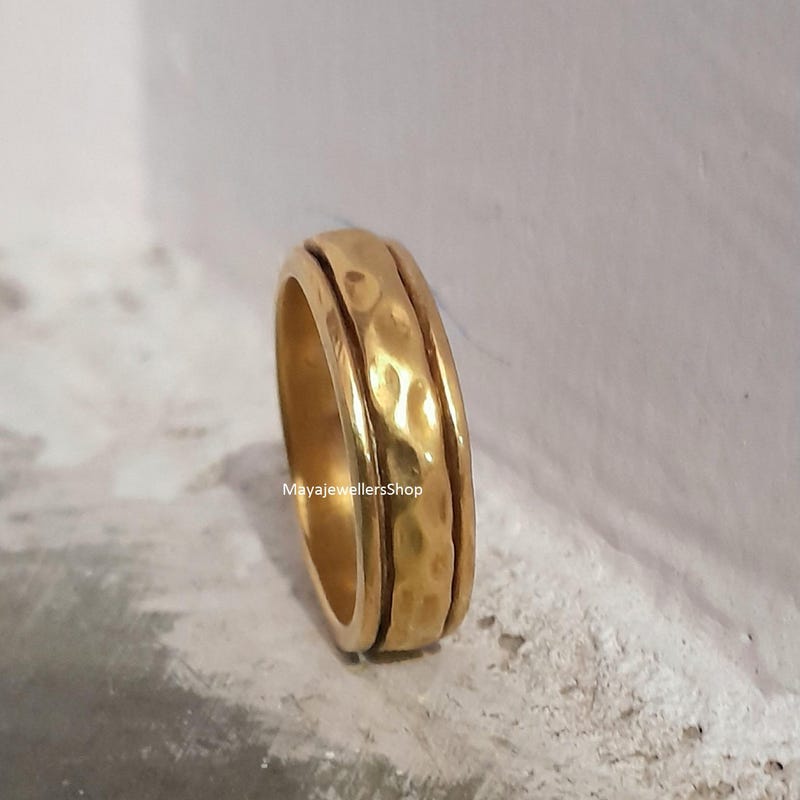 Gold Spinner Ring - Etsy