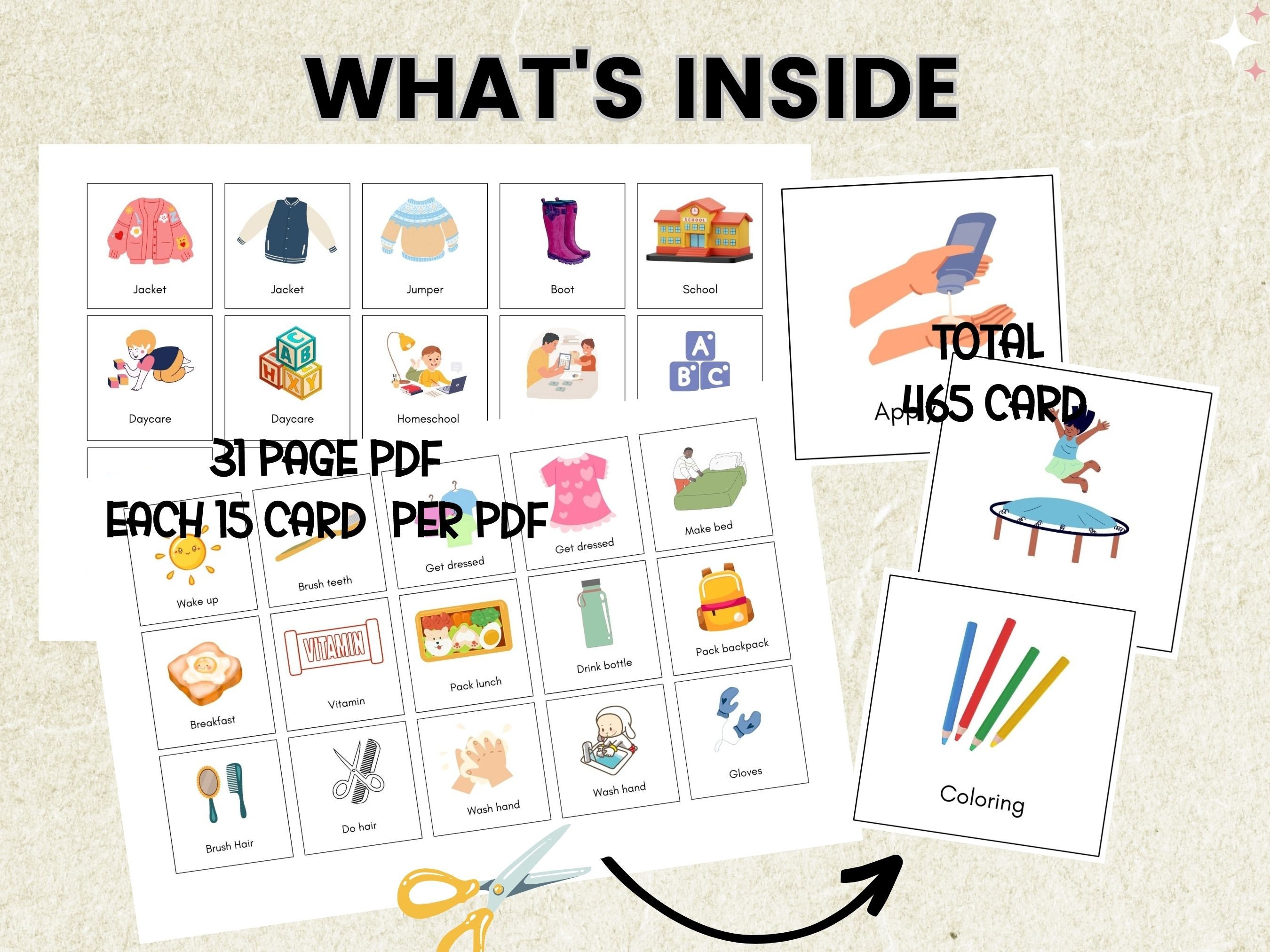 Daily Routine Chat for Kids | Learning Material for Preschool Kids ...