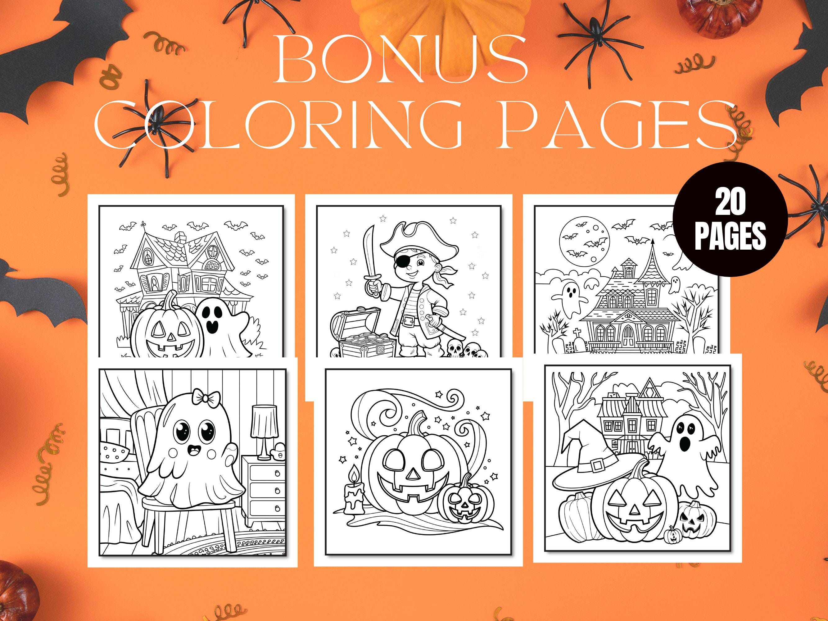 Halloween Bingo Cards for Kids, Halloween Activity, Family Bingo ...