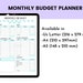 Printable Monthly Budget for Smart Money Management |monthly Budget PDF ...