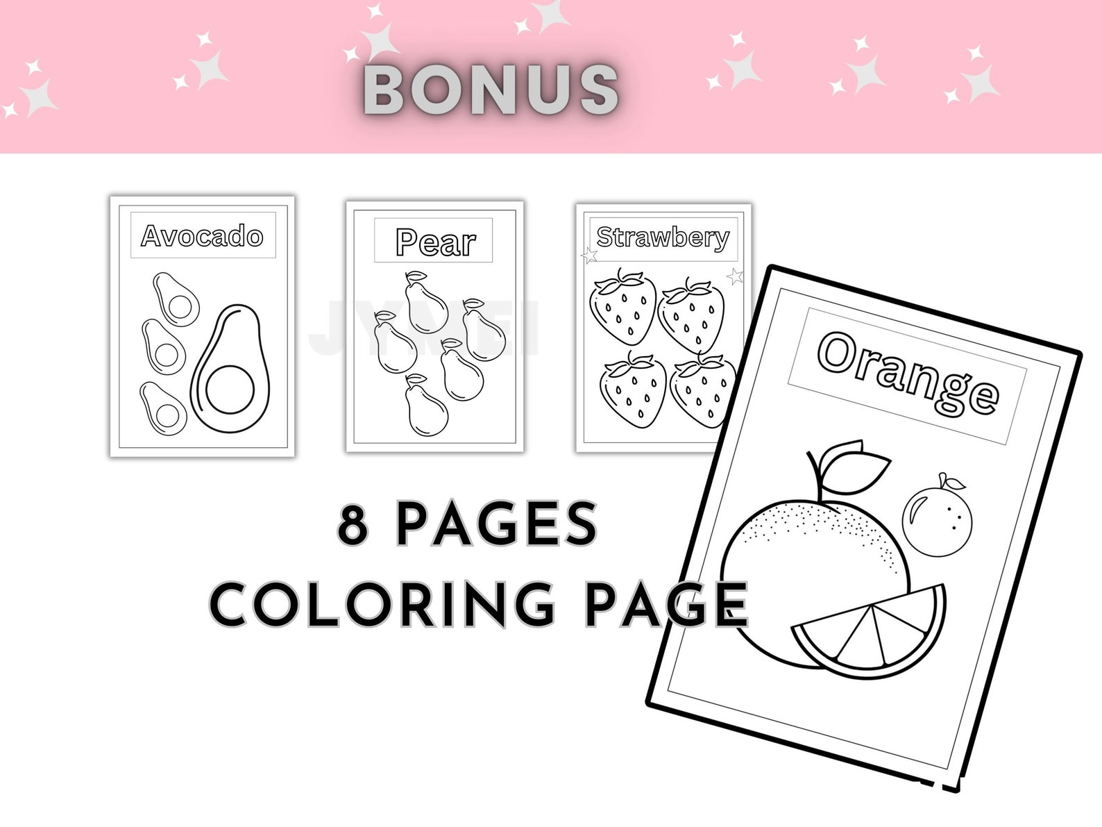 Printable Fruits Flash Card | Montessori Learning Material for Kids ...