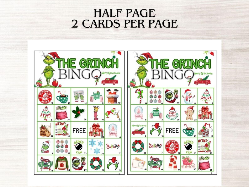 Christmas Party Bingo Game, Holiday Party Game, Christmas Activity for ...