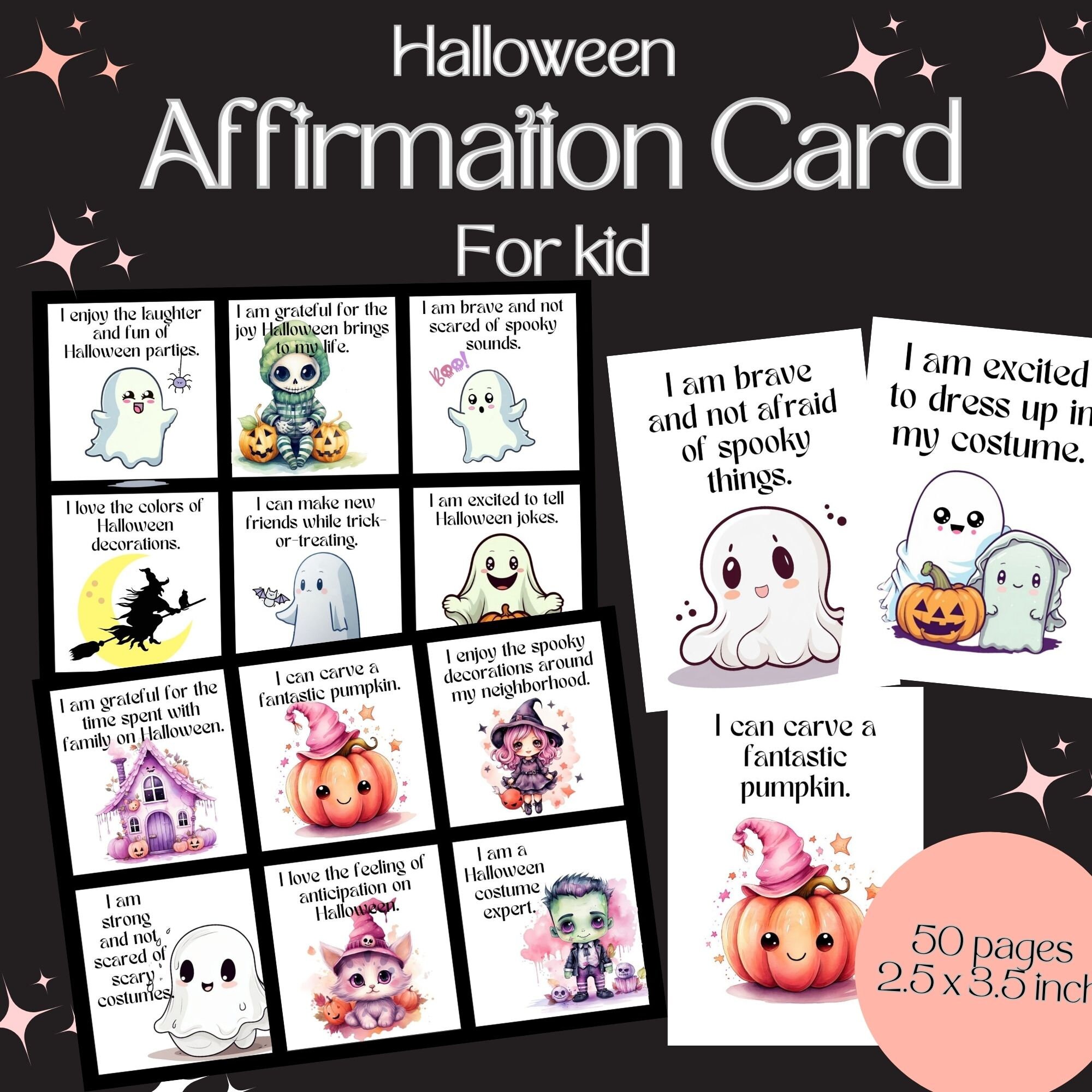 50 Positive Affirmation Cards for Kids to Built Confidence and ...