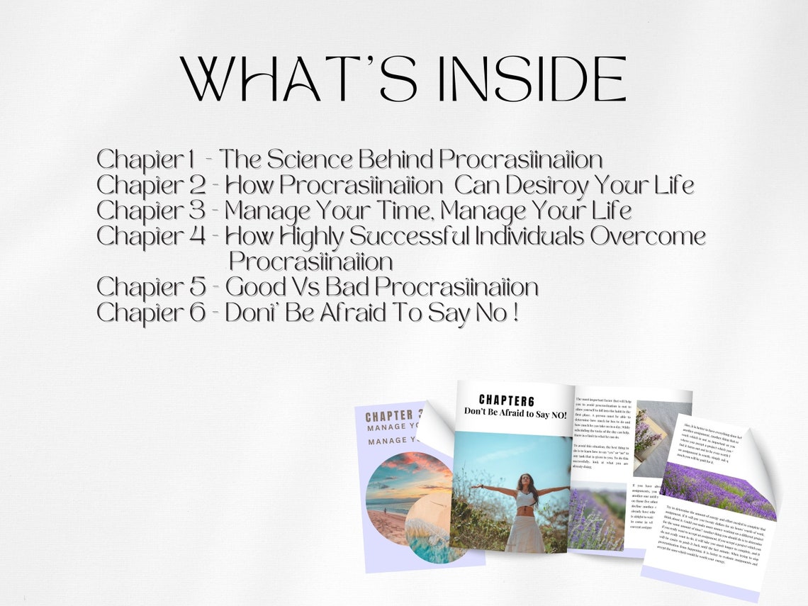 Done for You | Get Things Done Fast, Procrastination Killer | Editable ...