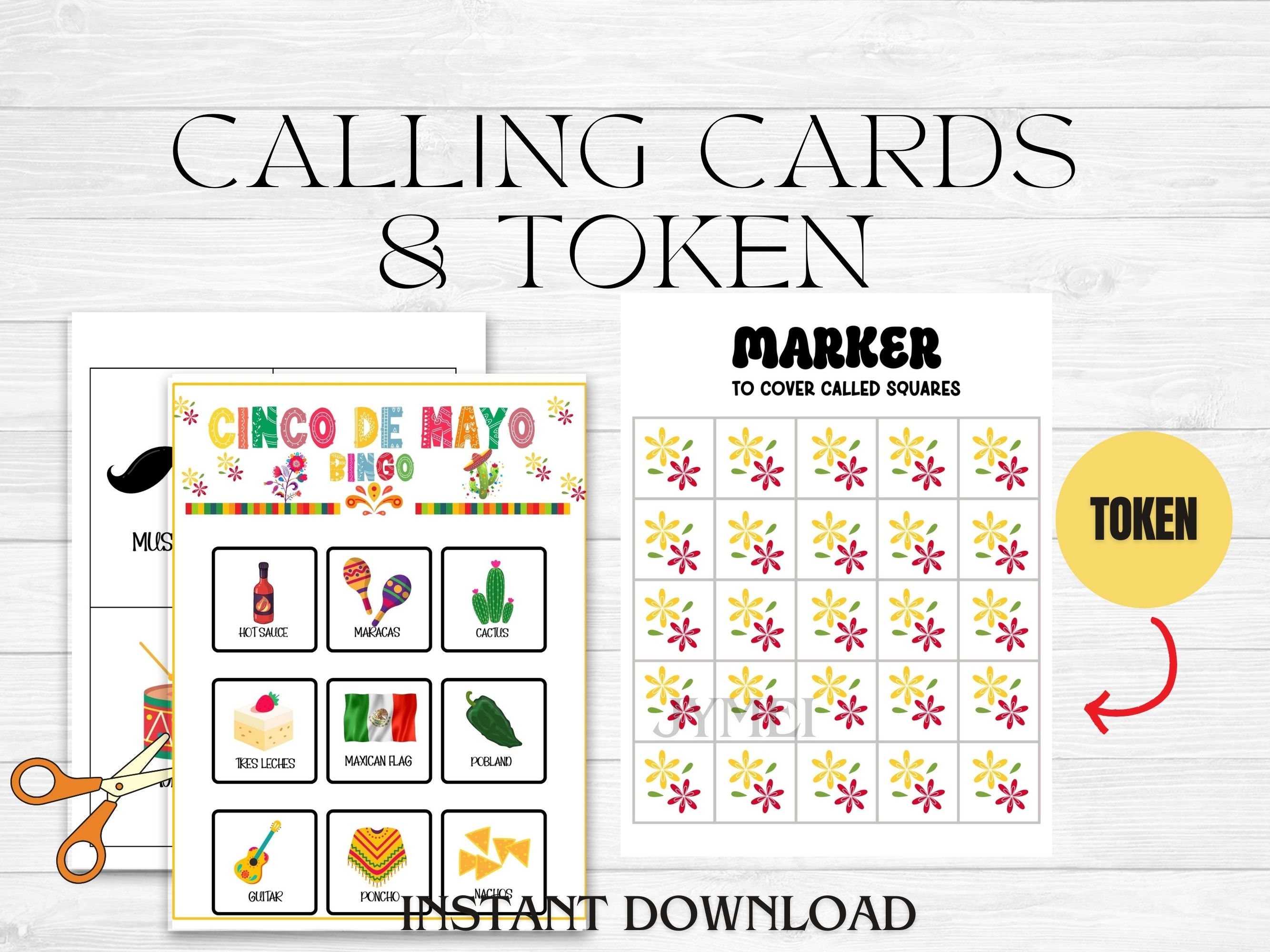 Cinco De Mayo Bingo, Printable Bingo Games, Cinco De Mayo Activity for ...