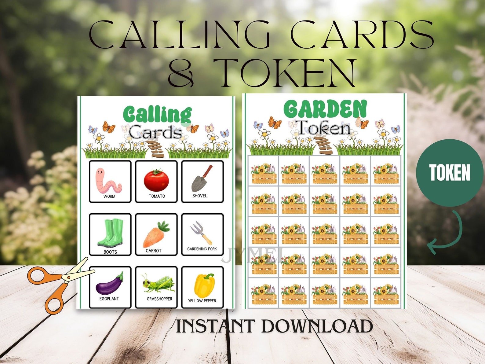 Garden Bingo Printable, Garden Game, Gardening Game for Kids, Classroom ...
